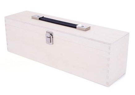 Caja Madera para Pinturas Contrachapado Chopo 38 x 12 x 10 cm ...